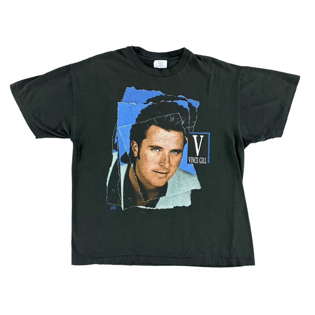 Vintage 1992 Vince Gill T-shirt Size XL - Etsy