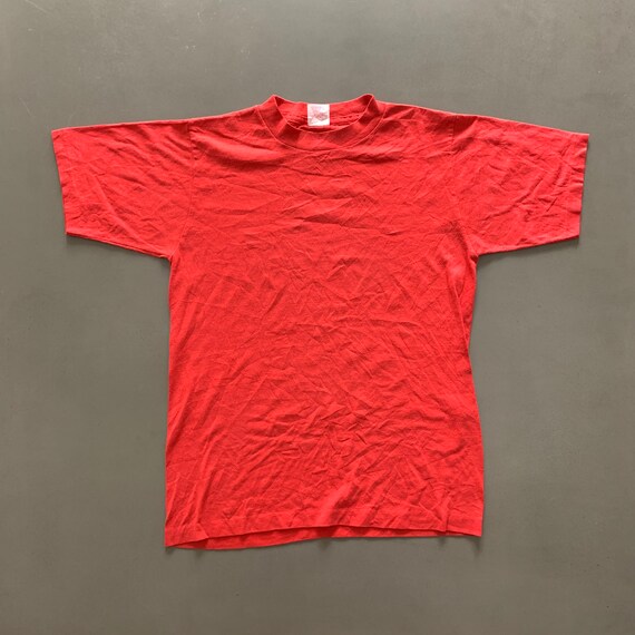 1980s red vintage t - Gem