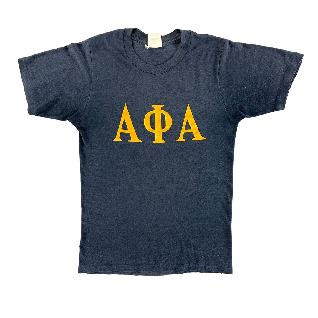 Vintage 1980s Alpha Phi Alpha T-shirt Size Small - Etsy