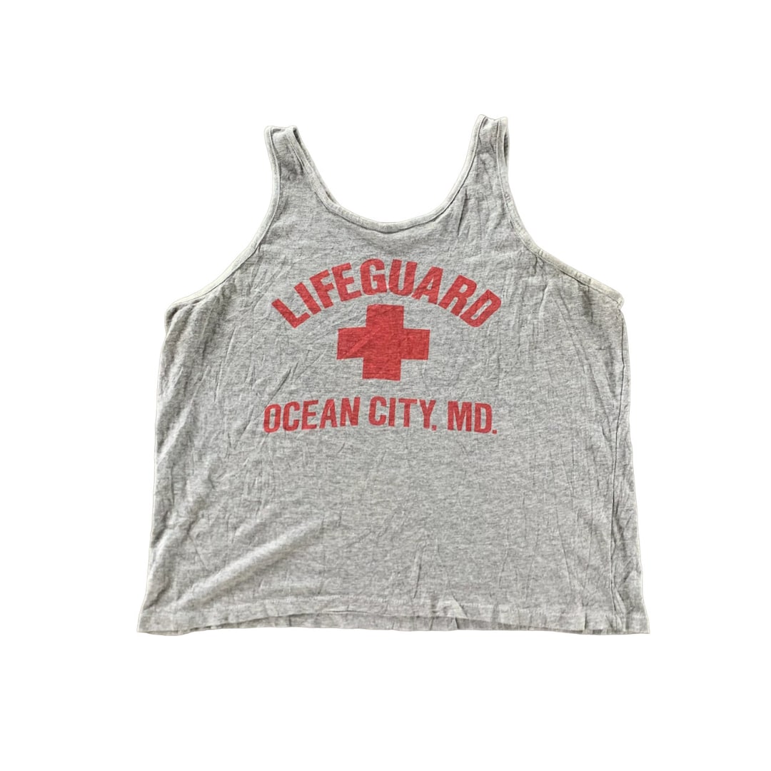 Vintage 1980s Lifeguard Tank Size XL - Etsy
