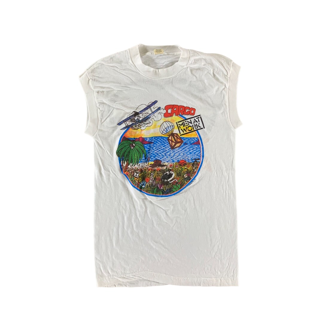 Vintage 1983 Men at Work T-shirt Size Medium - Etsy