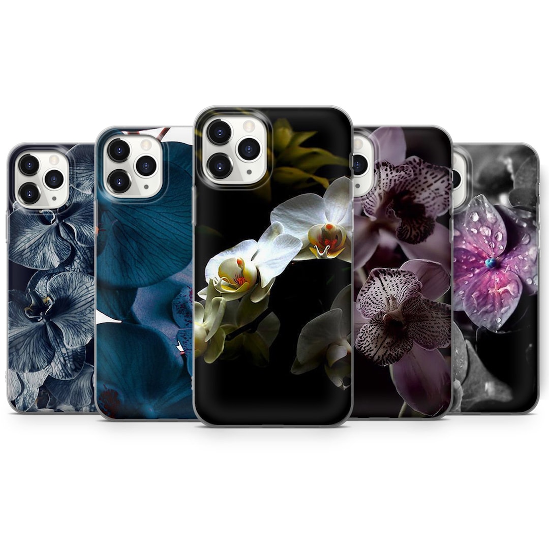 Natur, Blumen, Orchideen Kunst Handyhülle für iPhone Cover 5S,6,6S,6 Plus,7, 7 Plus,8, 8 Plus,X ...