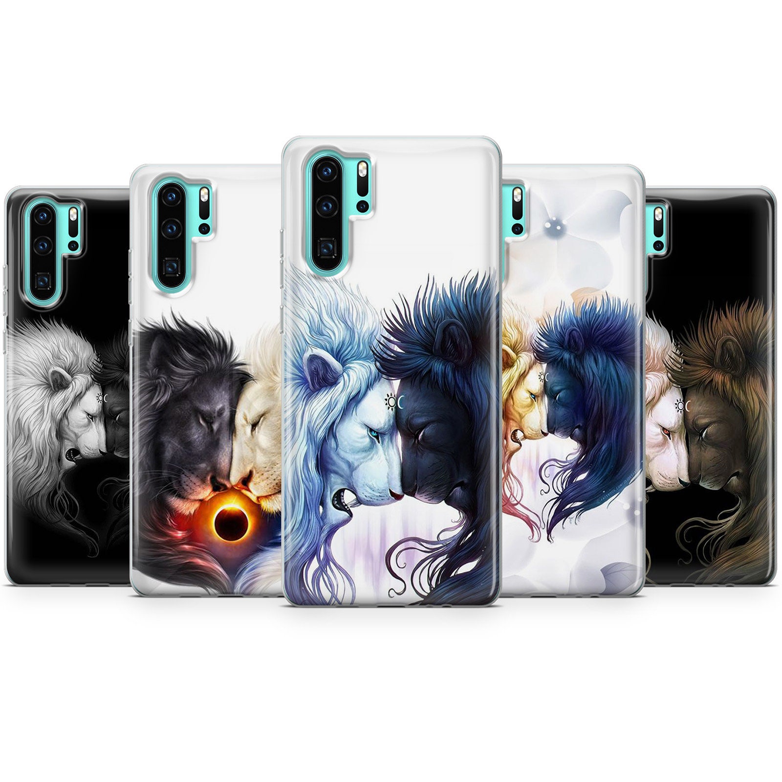 In/jan Symbols Esoteric Art Lion Phone Case for iPhone - Etsy