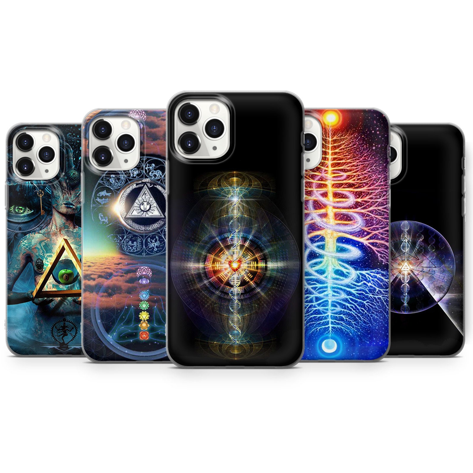 Chakra Art Esoteric Magic Full Color Phone Case for iPhone - Etsy