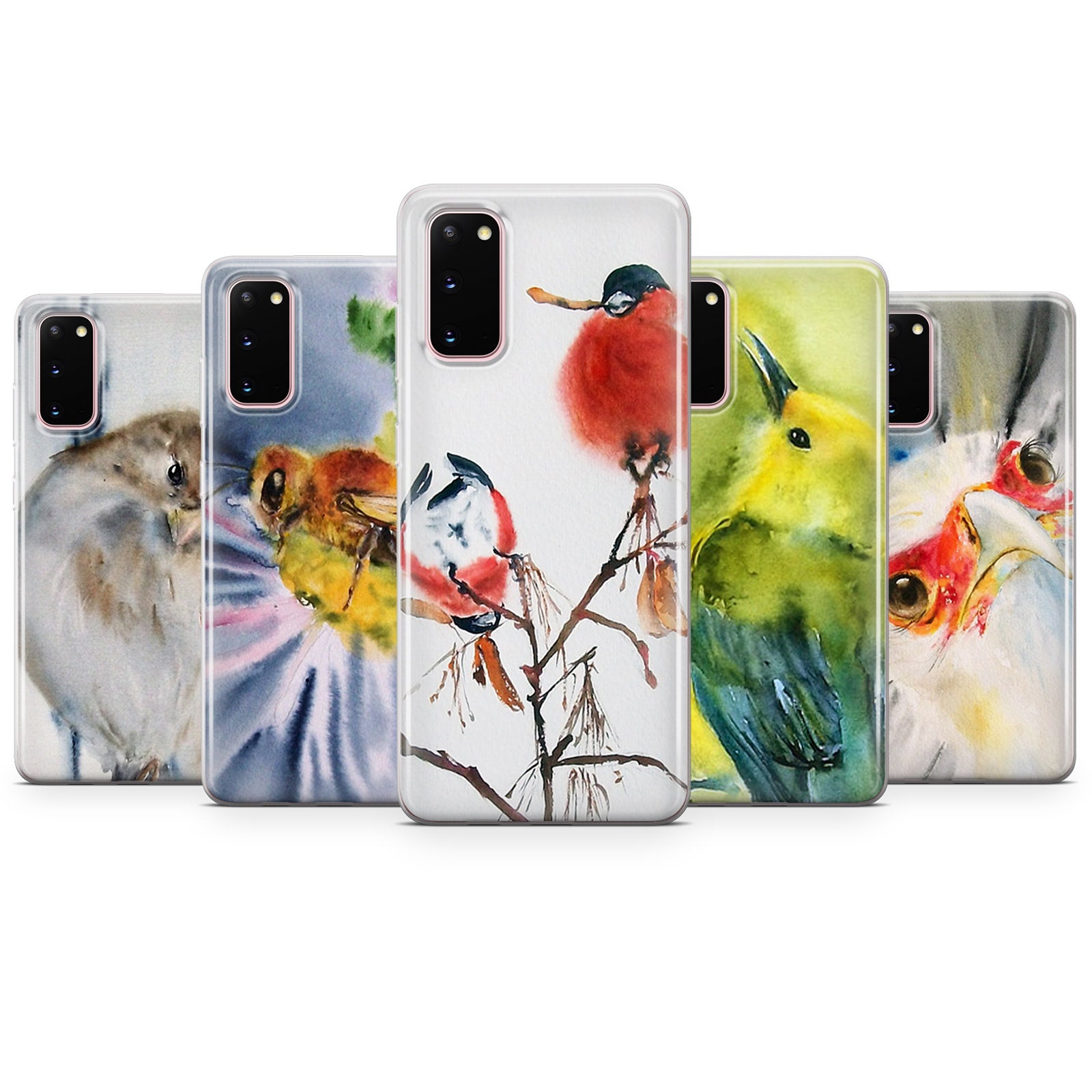 Birds, Watercolorfull Colour, Art Phone Case for iPhone Cover 5S,6,6S,6 ...