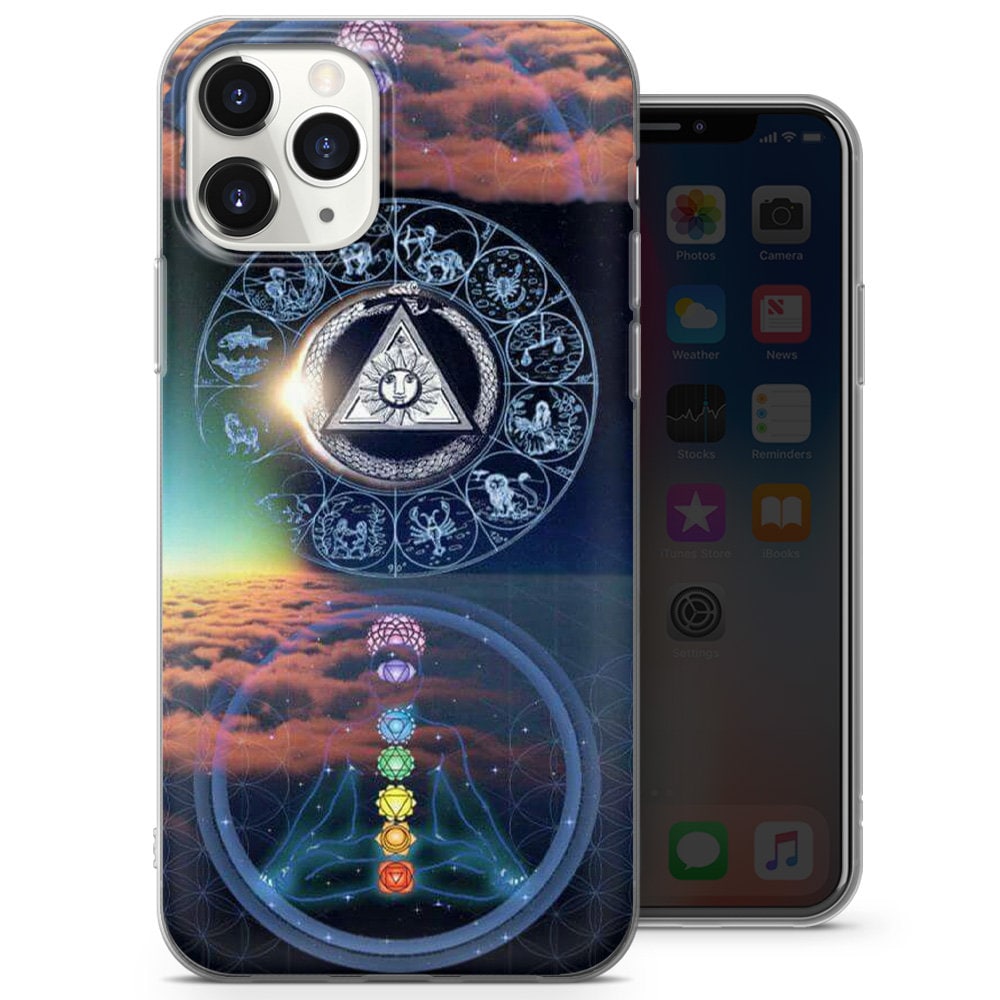 Chakra Art Esoteric Magic Full Color Phone Case for iPhone - Etsy