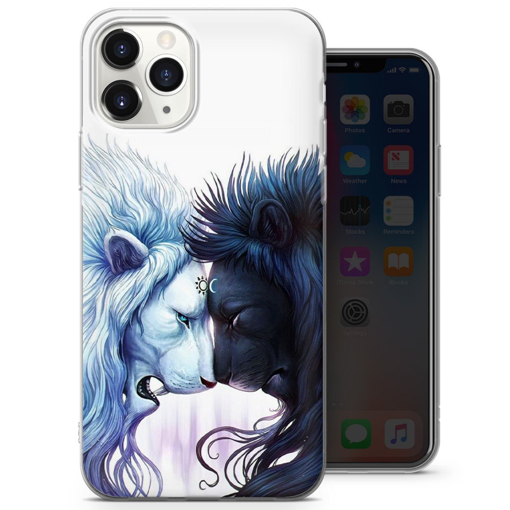In/jan Symbols Esoteric Art Lion Phone Case for iPhone - Etsy