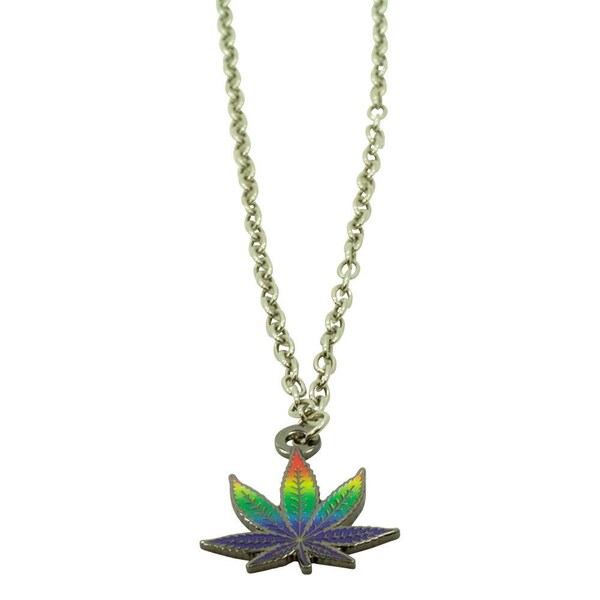 Pot Leaf Necklace - Etsy
