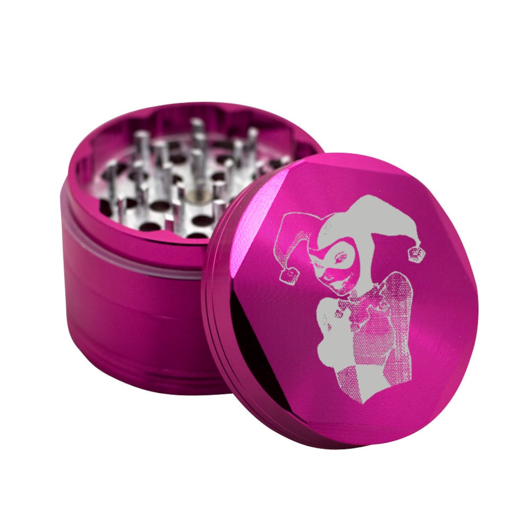 Harley Quinn 4-piece Metal Herb Grinder With Keef Catcher and FREE ...