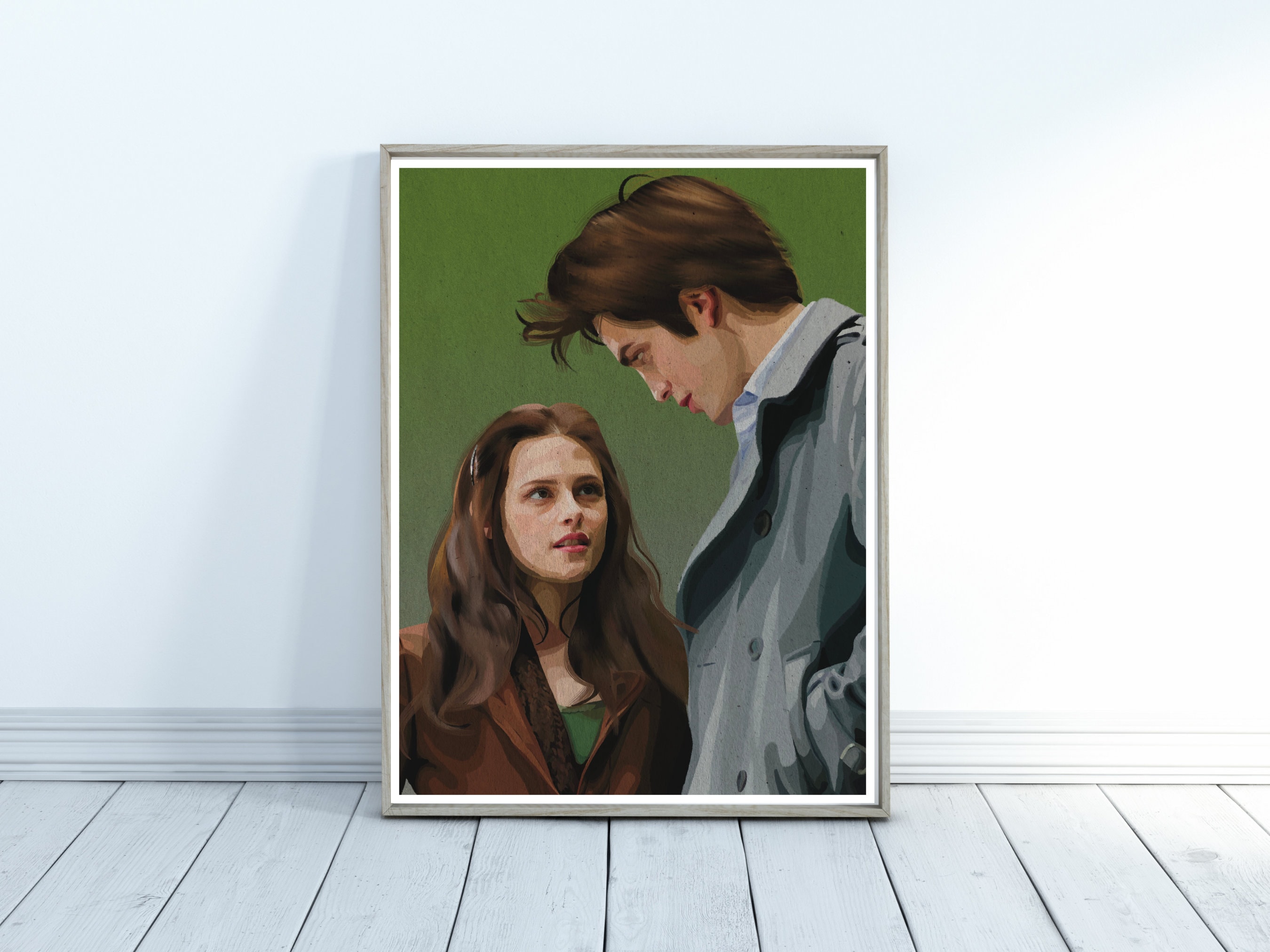 Twilight Art Print Edward Cullen and Bella Swan Art Print - Etsy