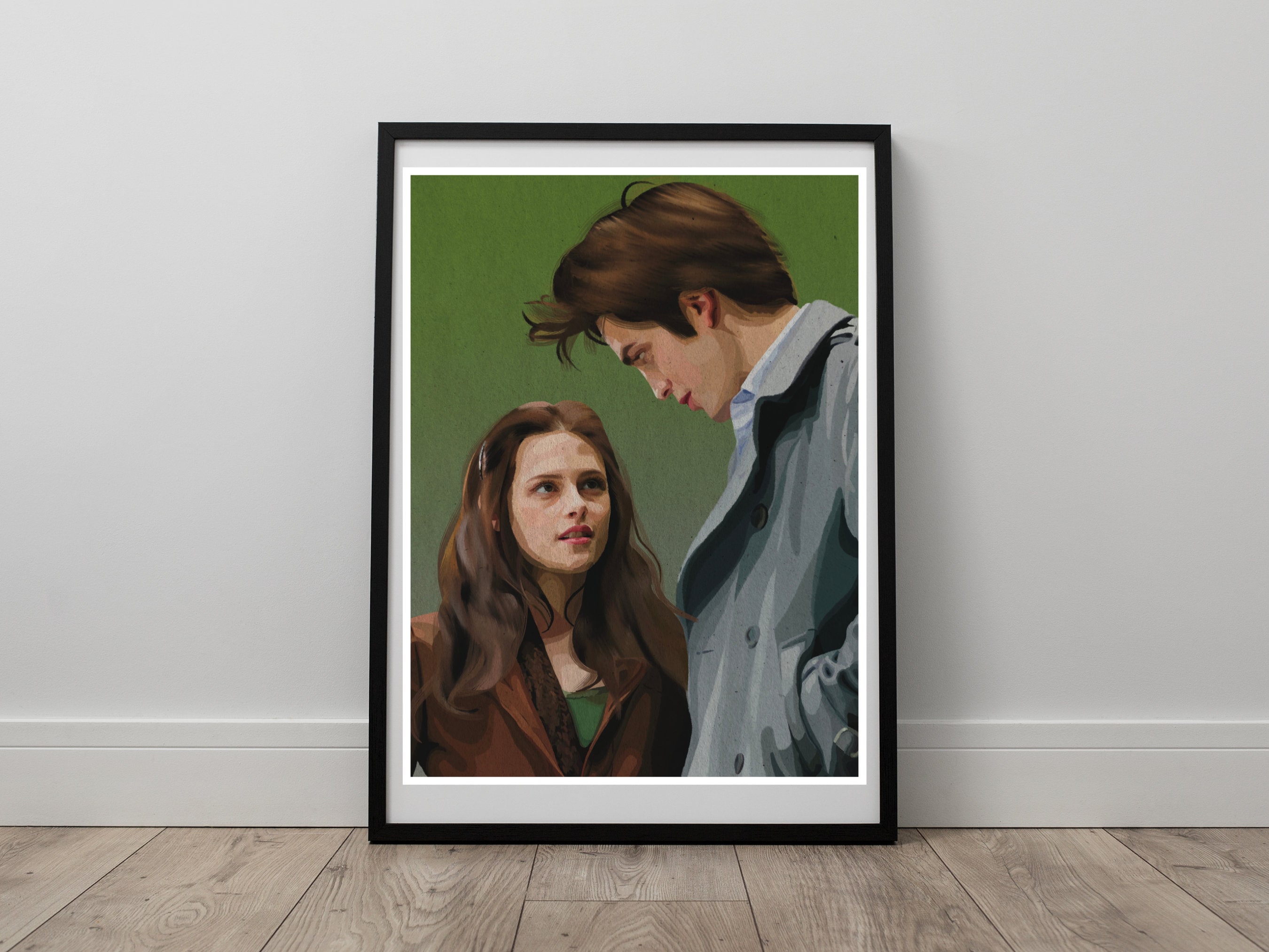 Twilight Art Print Edward Cullen and Bella Swan Art Print - Etsy