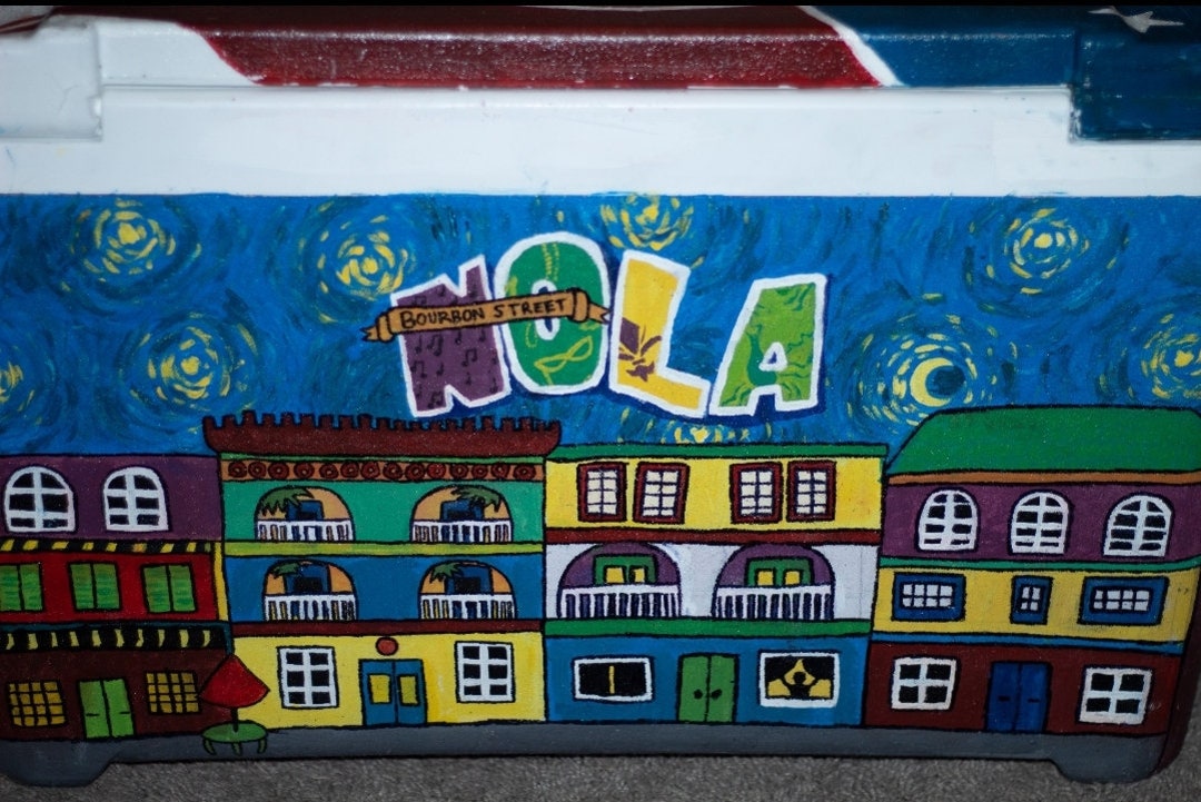 Custom Painted Cooler: Any Design - Etsy