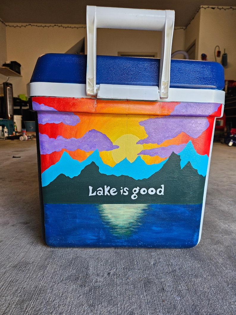Custom Painted Cooler: Any Design - Etsy
