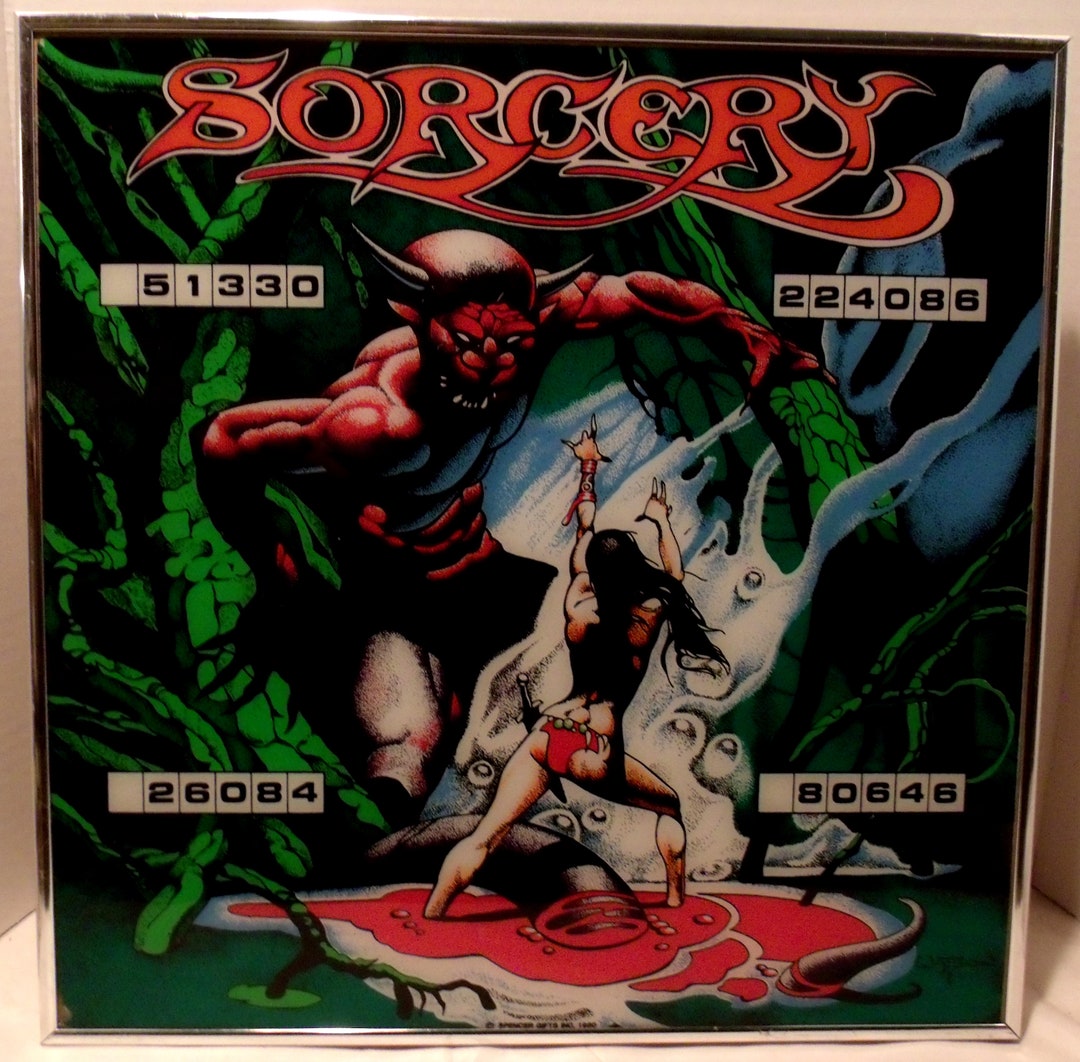 SORCERY Mock-up Video Game Header Print by Watson, 16" X 16" Aluminum ...