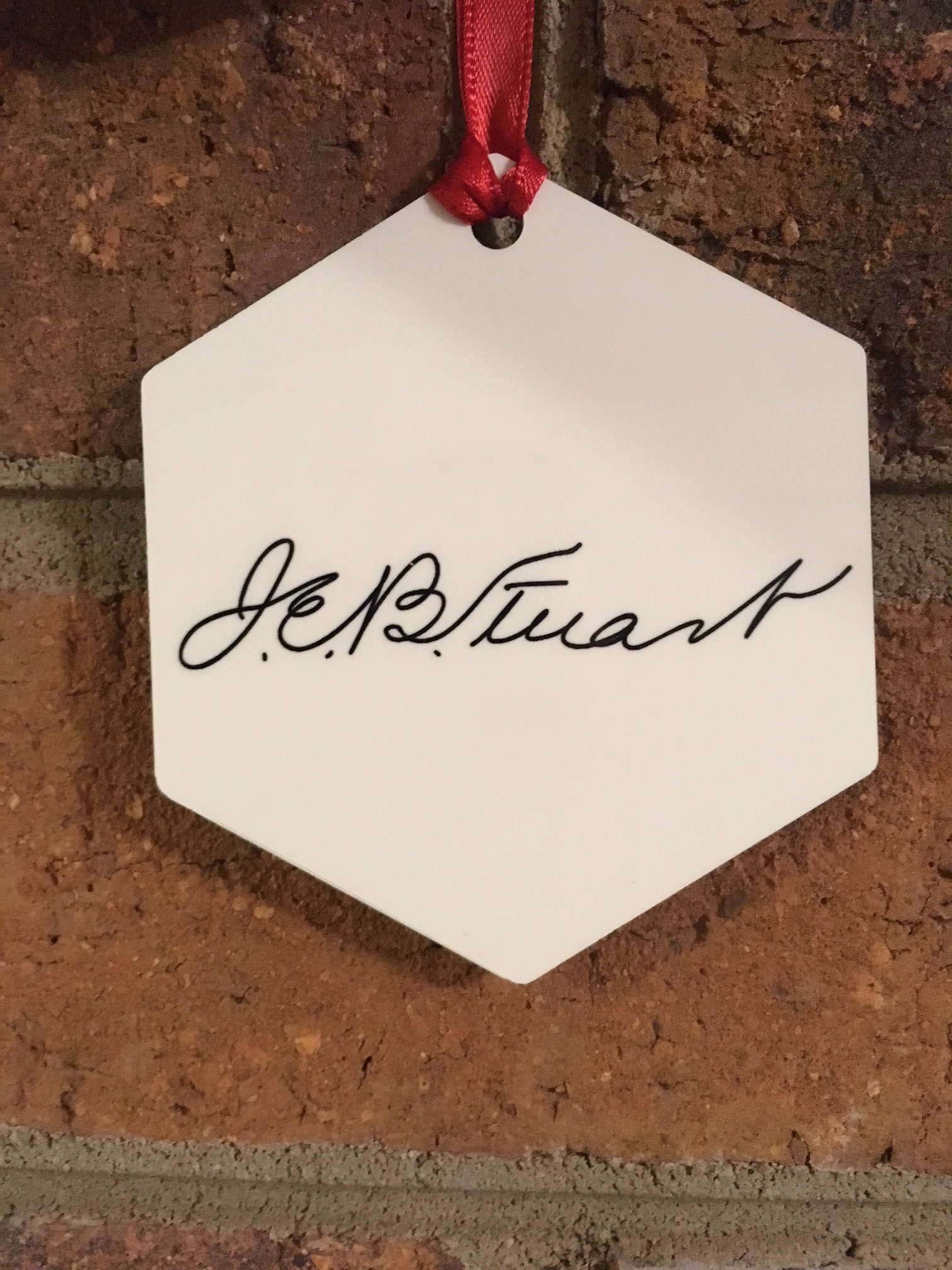 JeB Stuart Signature Series Adorno navideño con firma facsímil - Etsy ...