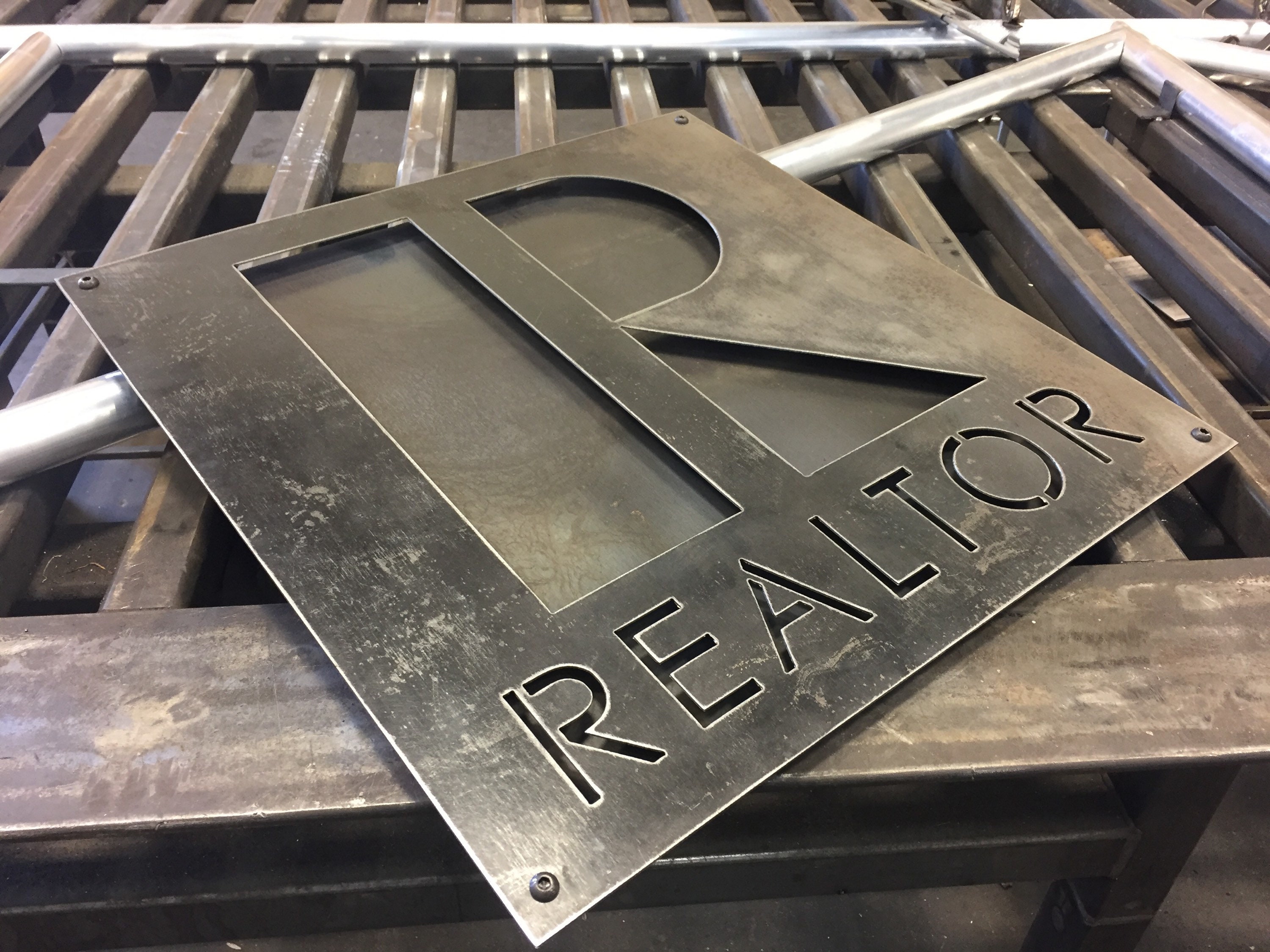 Realtor "r" 3D Metal Sign - Etsy