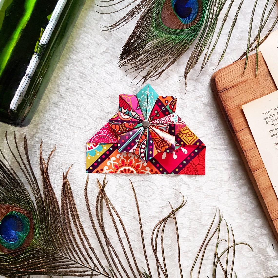 Color Blast Corner Bookmark - Origami Bookmarks - Perfect Gift for ...
