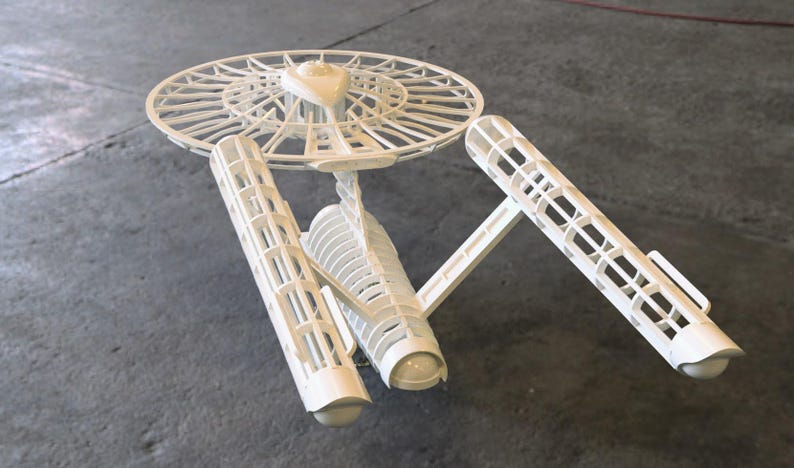 Star Trek Enterprise Structural Model Kit. 1/350 Scale. 32.4" Long ...