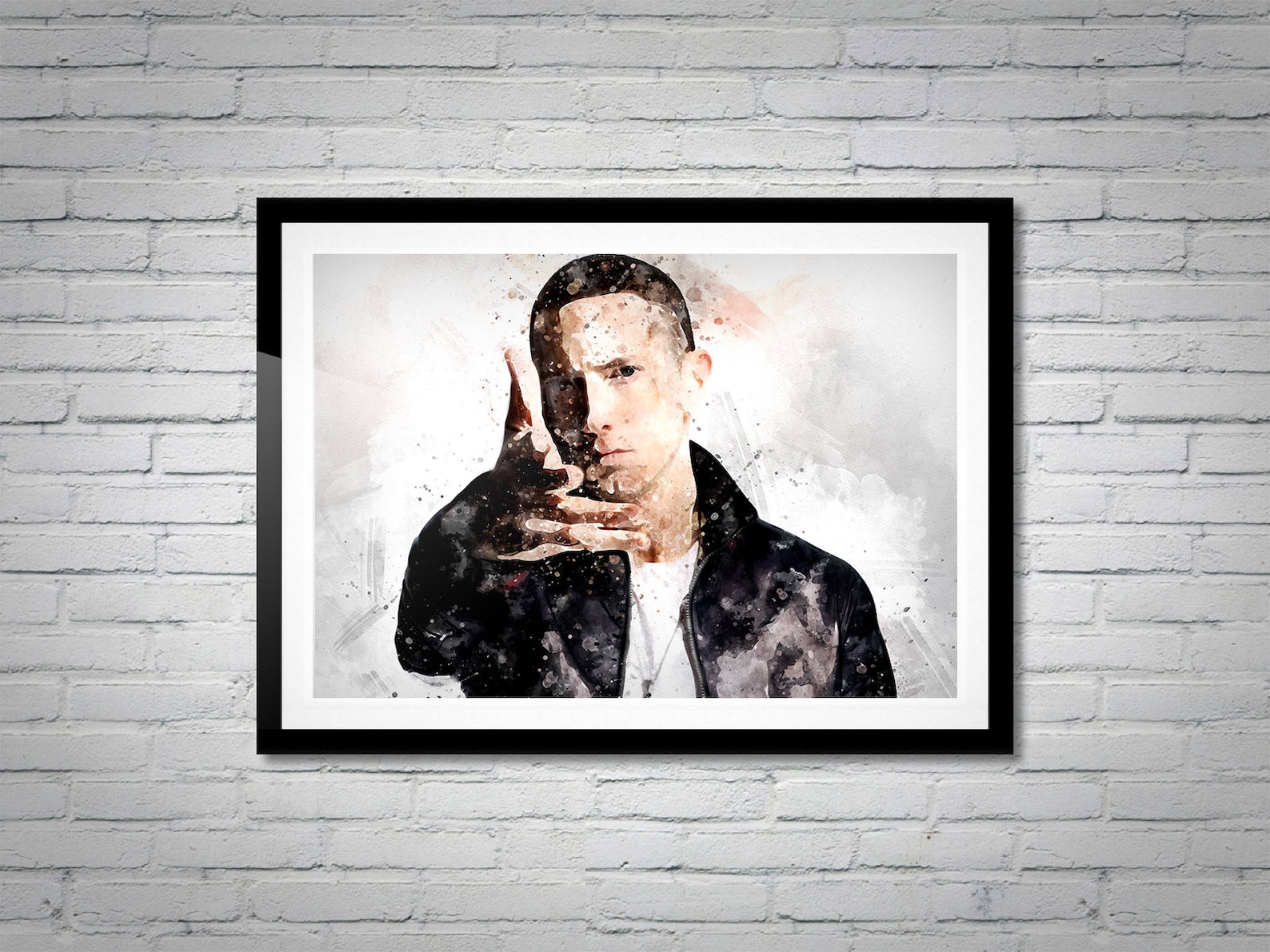 Eminem Slim Shady, Hip Hop Art Print, Rapper Poster, Hip Hop Fan Decor ...