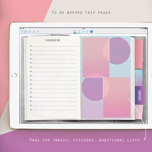 Digital Travel Planner for Goodnotes Personalized Trip Journal Vacation ...