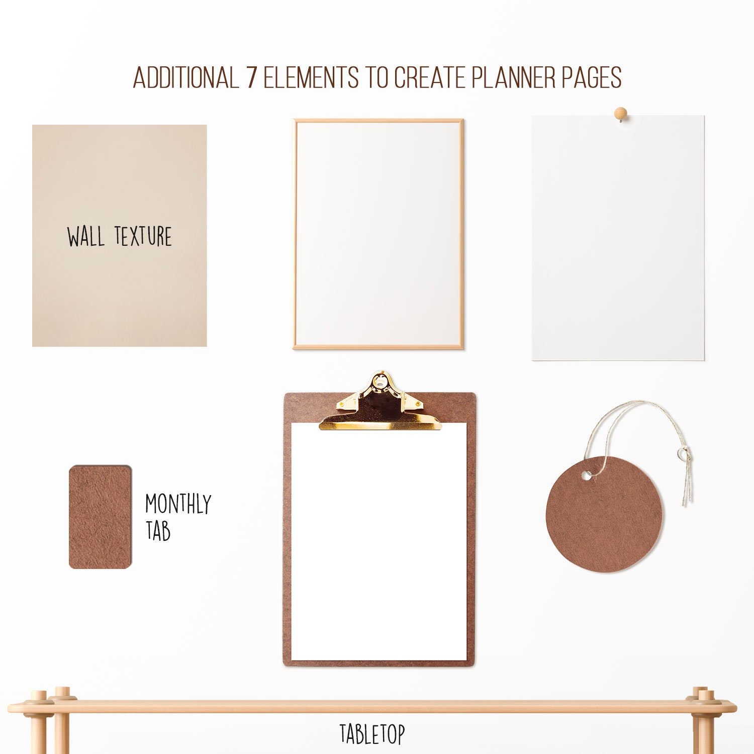 Customizable Digital Planner Dashboard and Elements to Design | Etsy