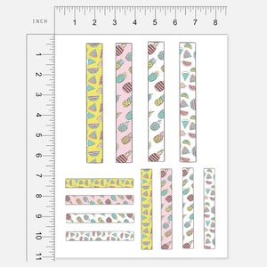 Pineapple and Watermelon Digital Planner Stickers Erin Condren Summer ...