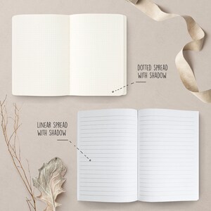 Digital Paper Spreads for DIY Digital Planner Digital Notebook Blank ...