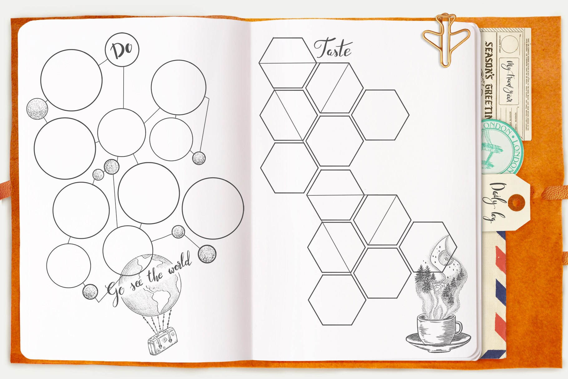 Printable Travel Planning Kit for Travel Journal or Vacation - Etsy