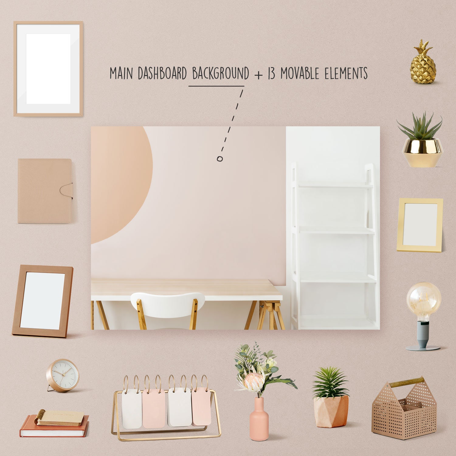 Digital Planner for Commercial Use Planner Dashboard All-in-one PSD ...