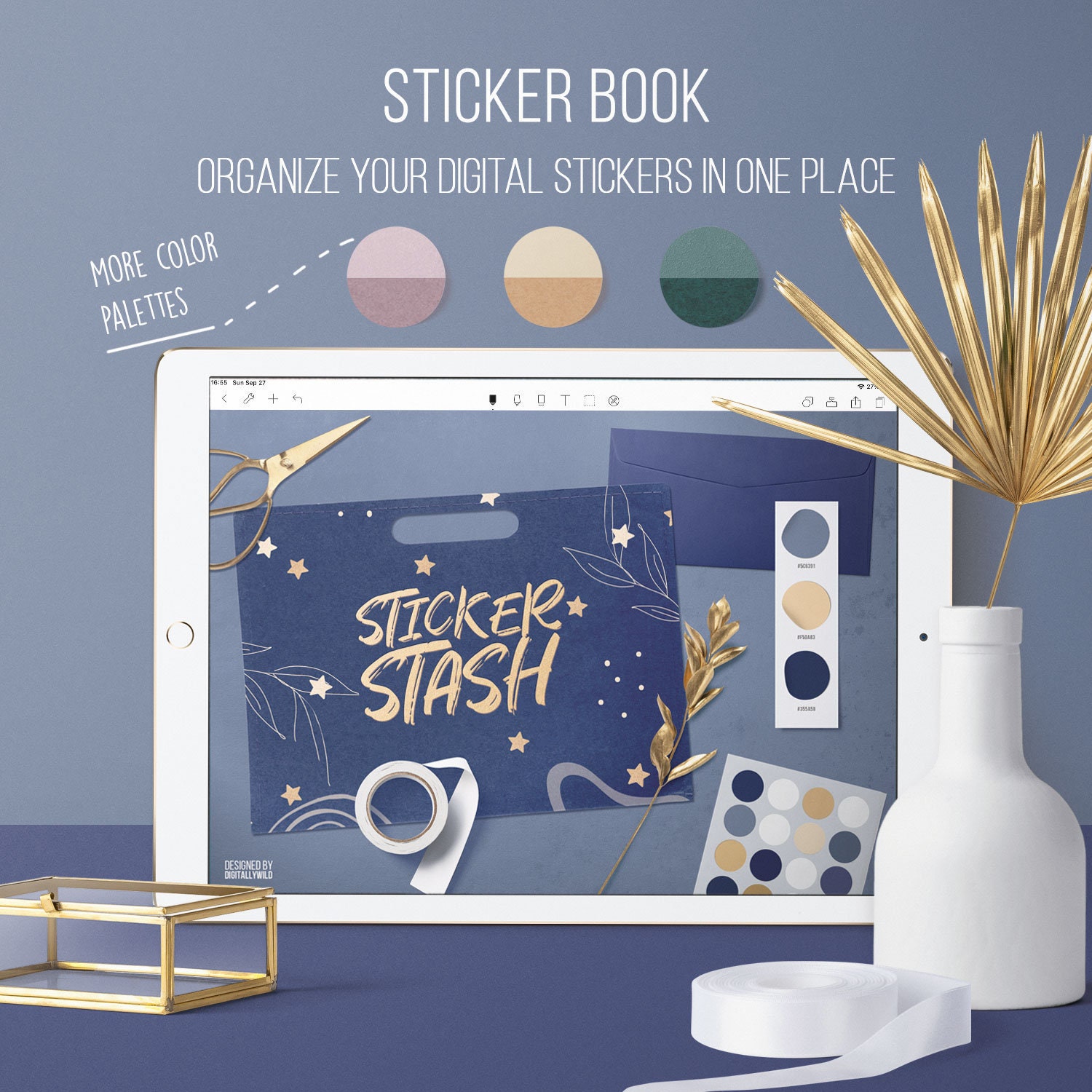 Digital Sticker Book Blank Sticker Album With Links Digital - Etsy