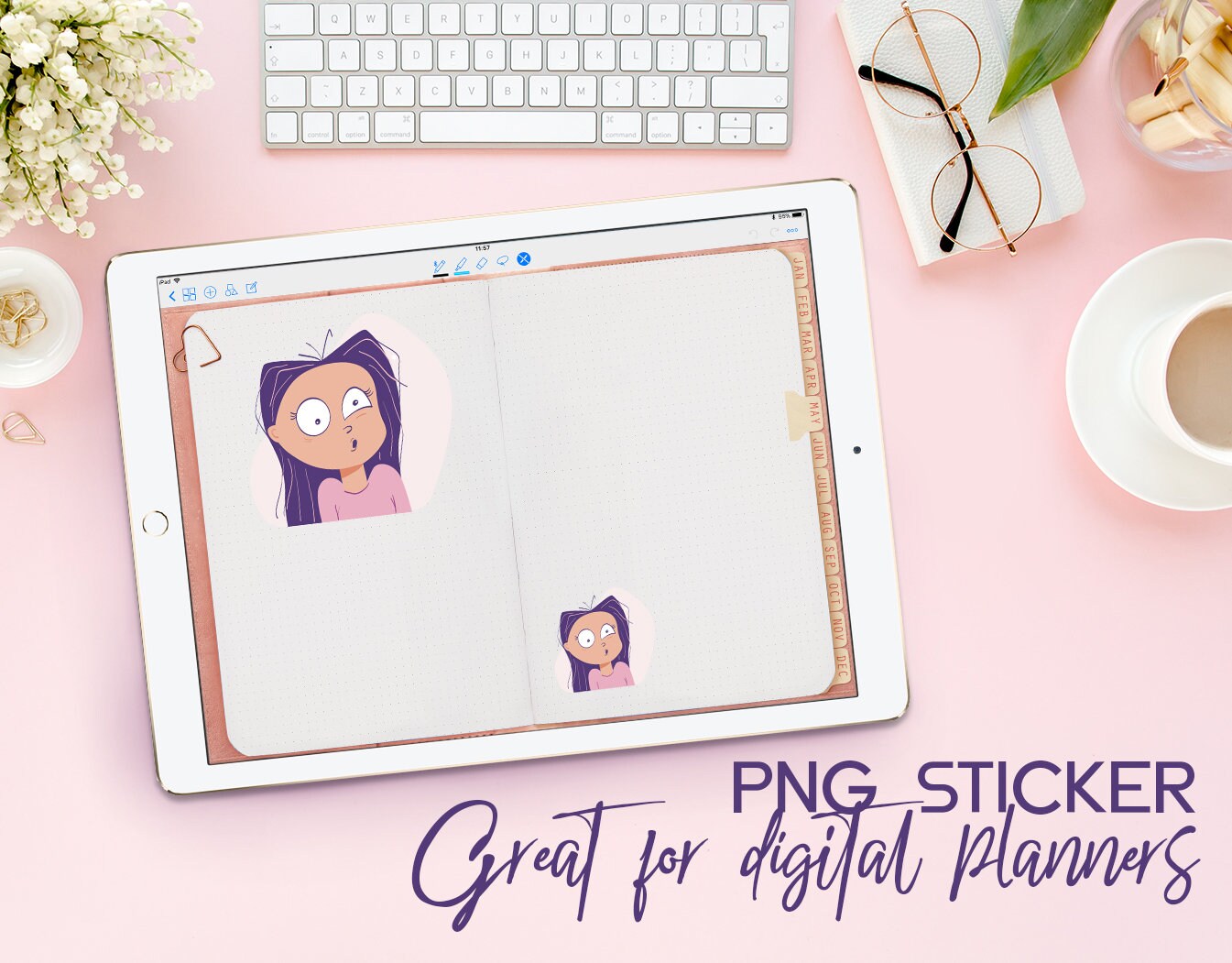 Confused Emotion Planner Stickers Mood Tracking Face Stickers | Etsy