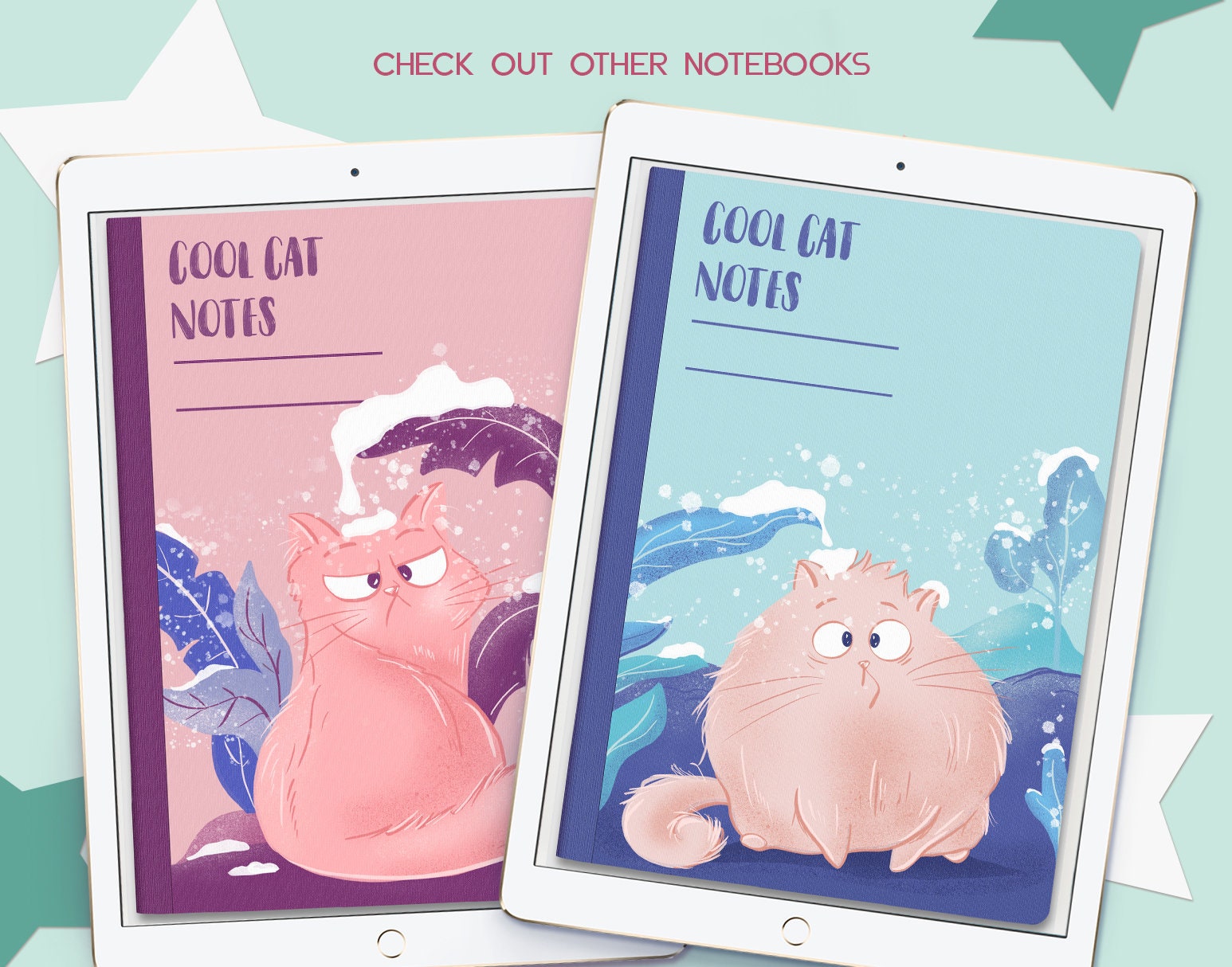 Digital Lined Notebook Goodnotes Student Notebook Digital | Etsy