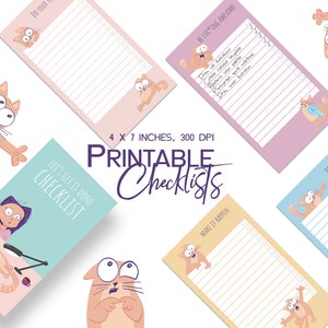 Printable Checklist to Do List Daily Planner Project to Do List ...