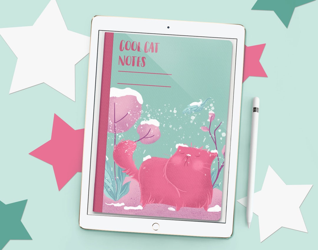 Digital Lined Notebook Goodnotes Student Notebook Digital Journal ...