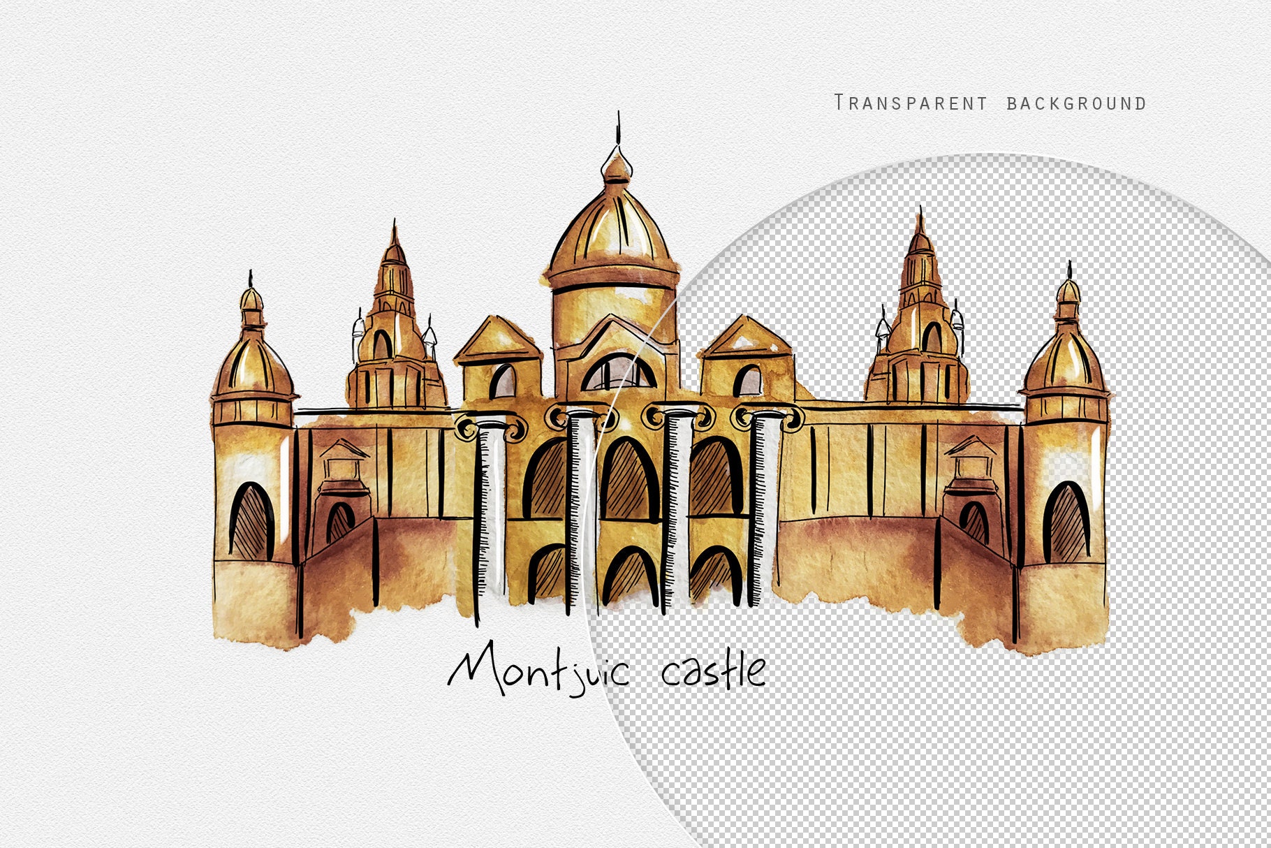 Spain Travel Stickers Printable Barcelona Madrid Digital | Etsy