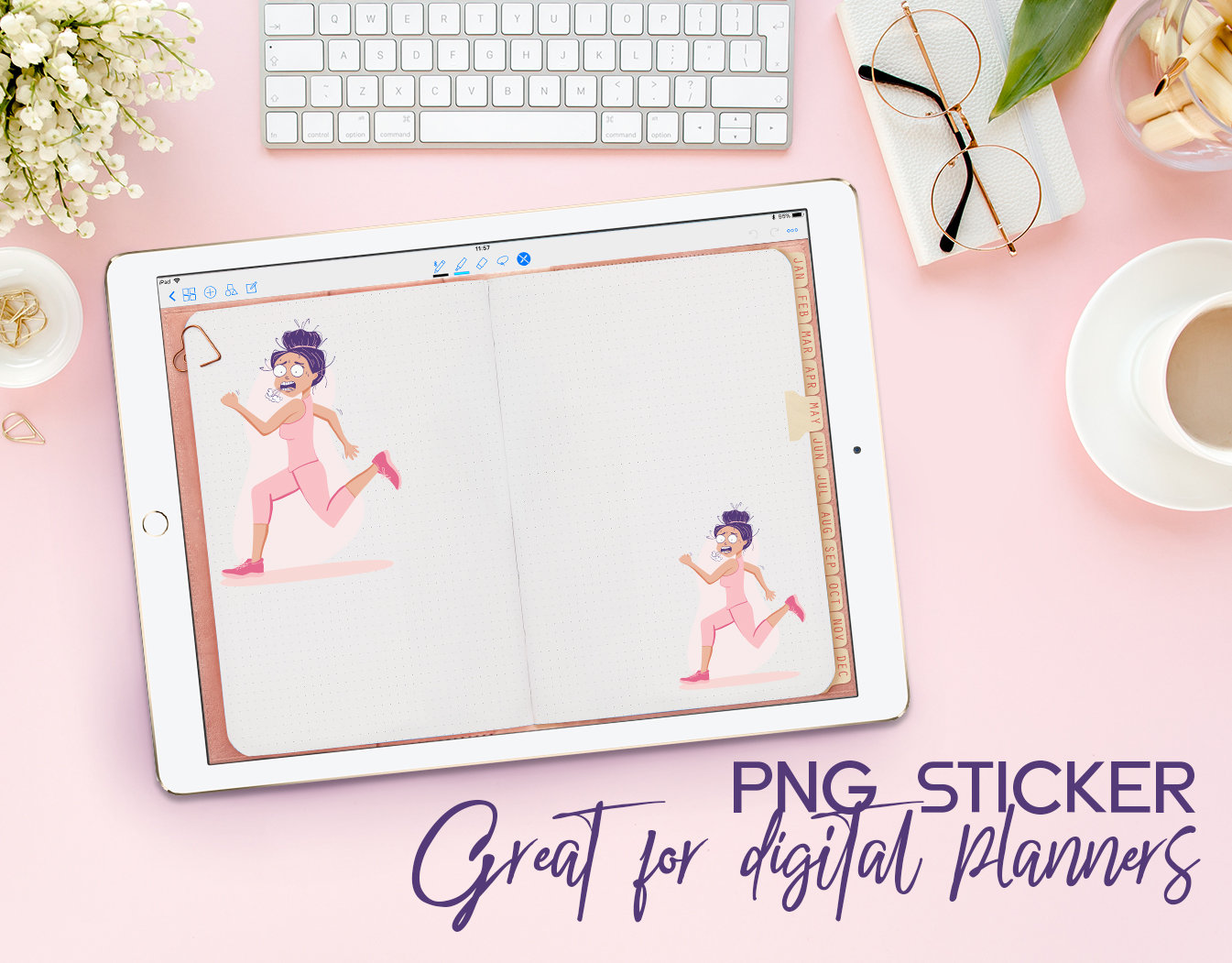 Running Planner Stickers Jogging Fitness Exercise Workout | Etsy