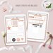 Vertical Digital Planner Rose Gold Undated Monthly & Weekly - Etsy