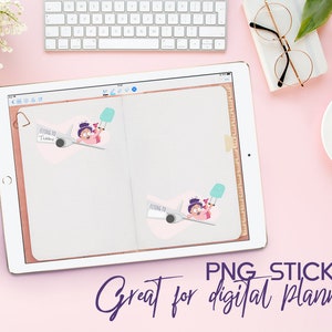 Flying to Travel Planner Stickers Flight Schedule Functional Printable ...