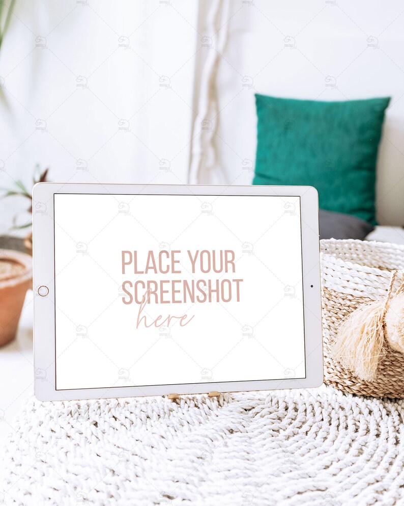 Ipad Mock up Instagram template Blogger Photoshop template | Etsy