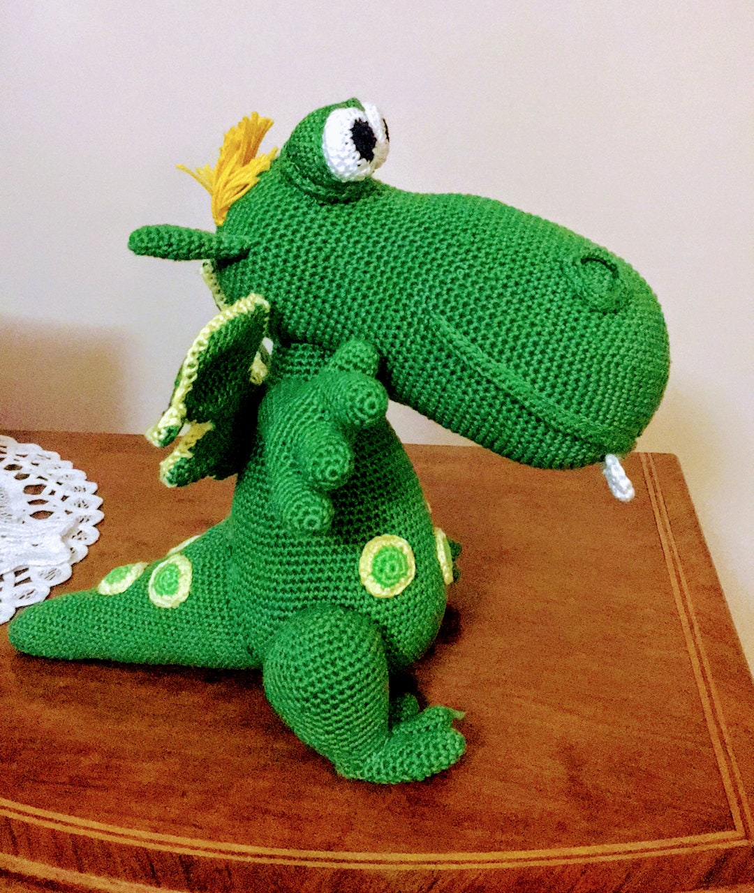 Süsü (susu) Dragon, a Handmade Crochet Amigurumi Figure Inspired by ...