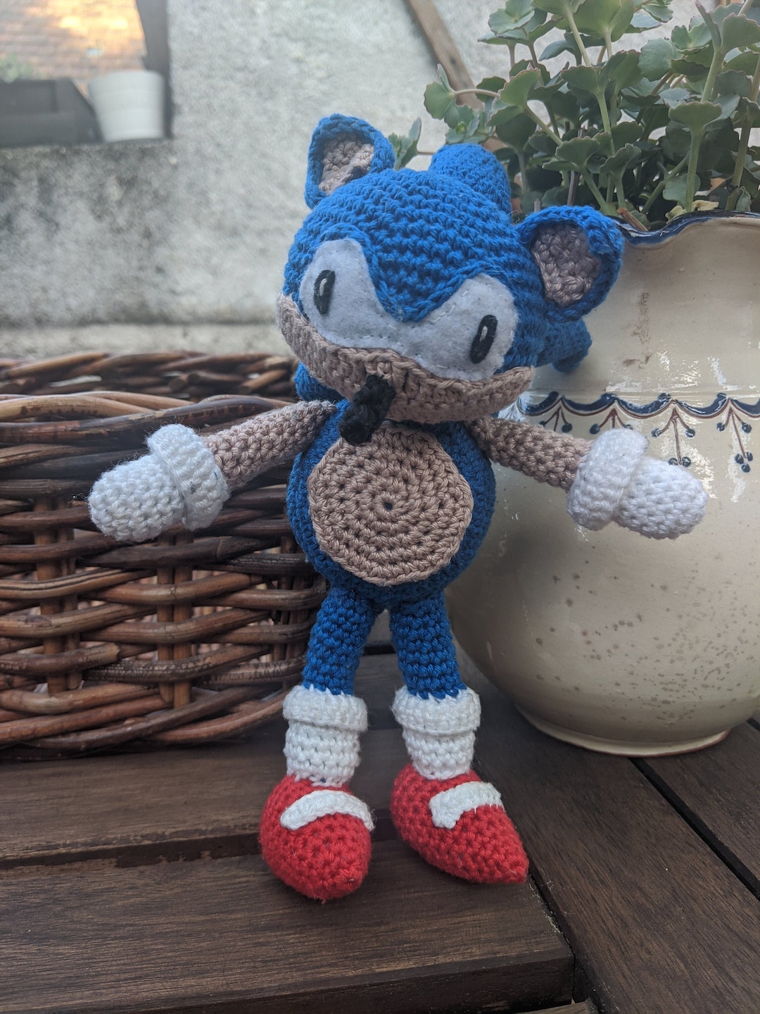 Sonic the Hedgehog Crochet Amigurumi Character - Etsy