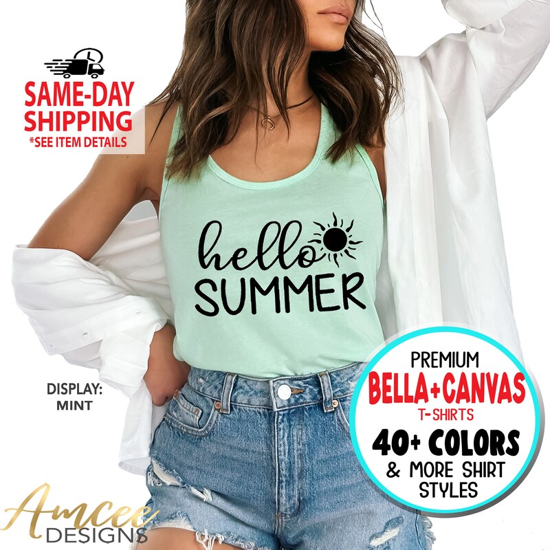 Hello Summer Shirt - Etsy