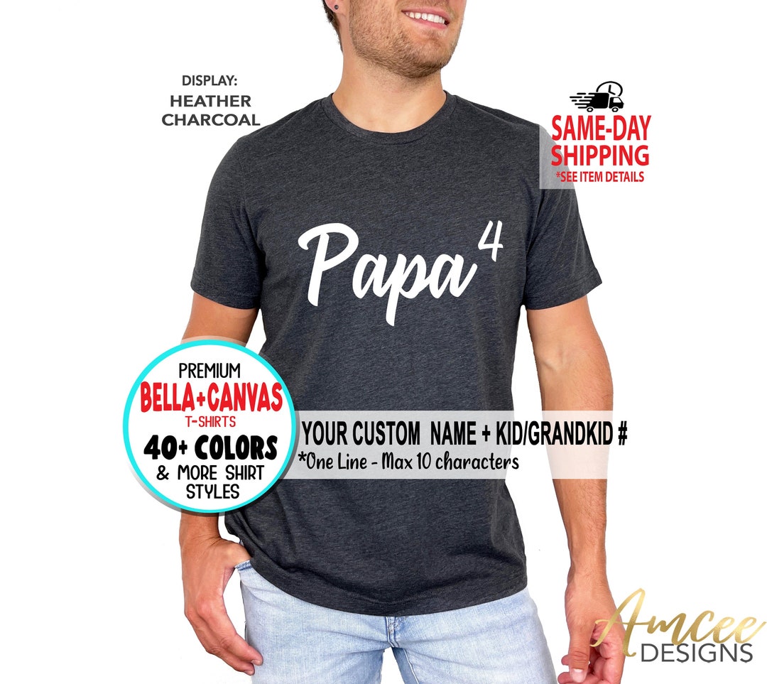 Custom Name Kid/grandkid Exponent, Personalized Shirts, Grandparent's ...