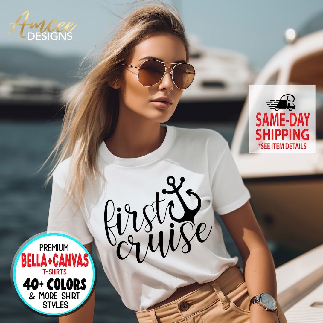 3044 First Cruise Anchor, Cruise Ship Shirts, Family Summer Vacation ...