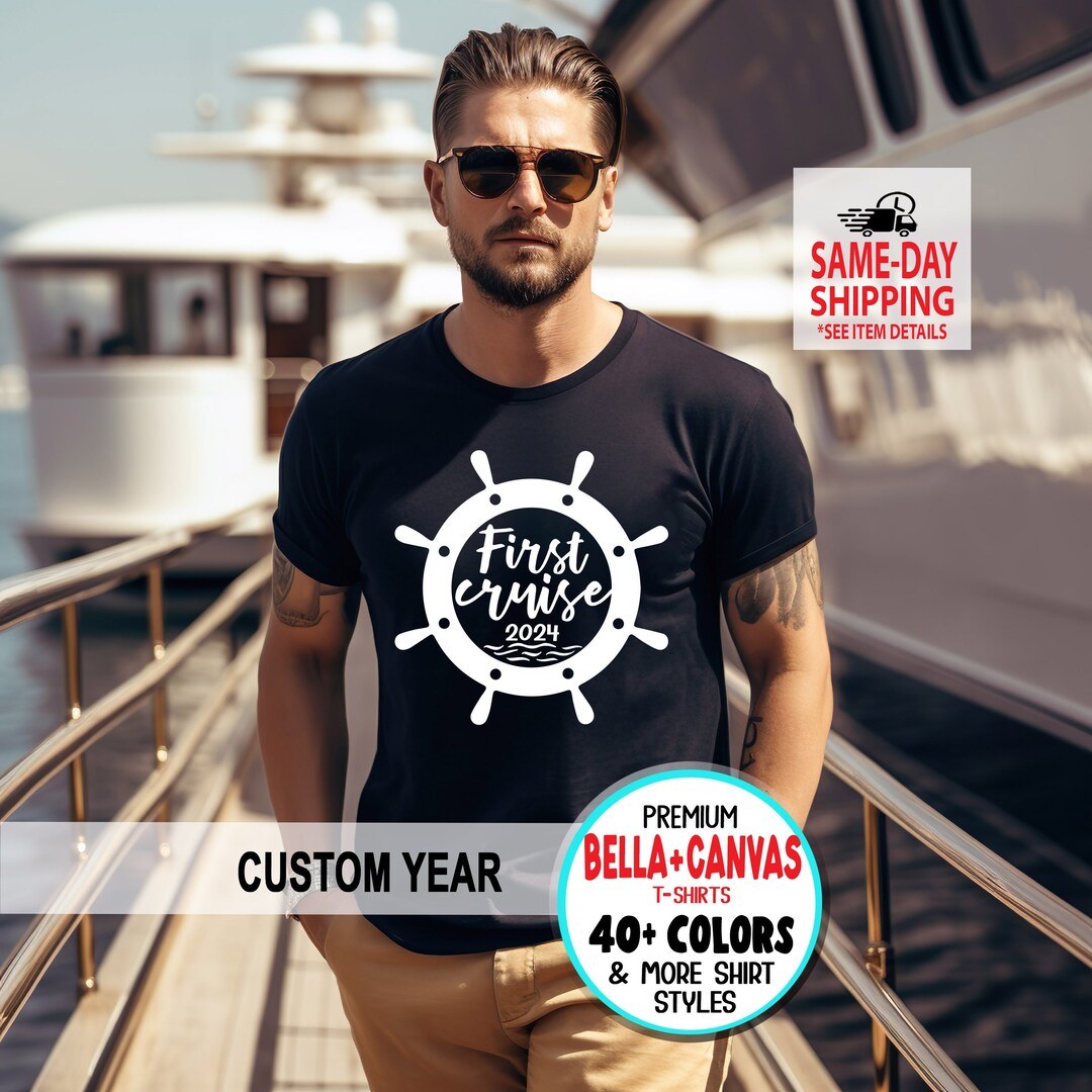 First Cruise + CUSTOM Year, Cruise Ship Shirts, Family Vacation ...