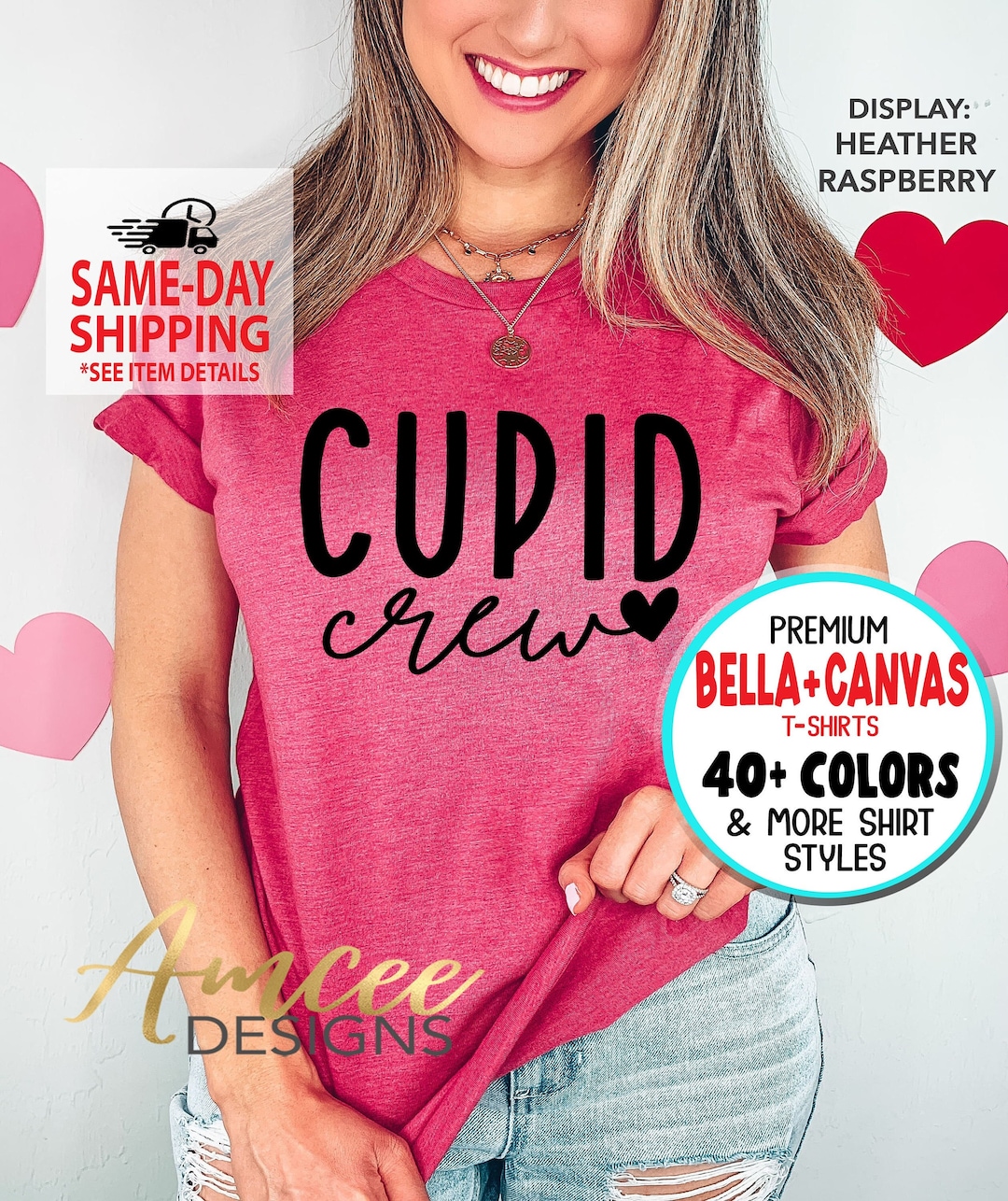 Cupid Crew, Matching Valentine's Day Shirts, Group Valentines Party ...