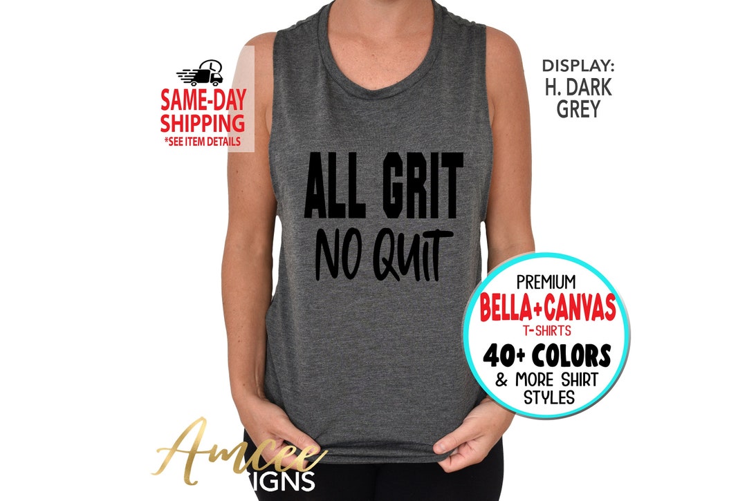 All Grit No Quit Motivational Gifts Fitness Workout More - Etsy