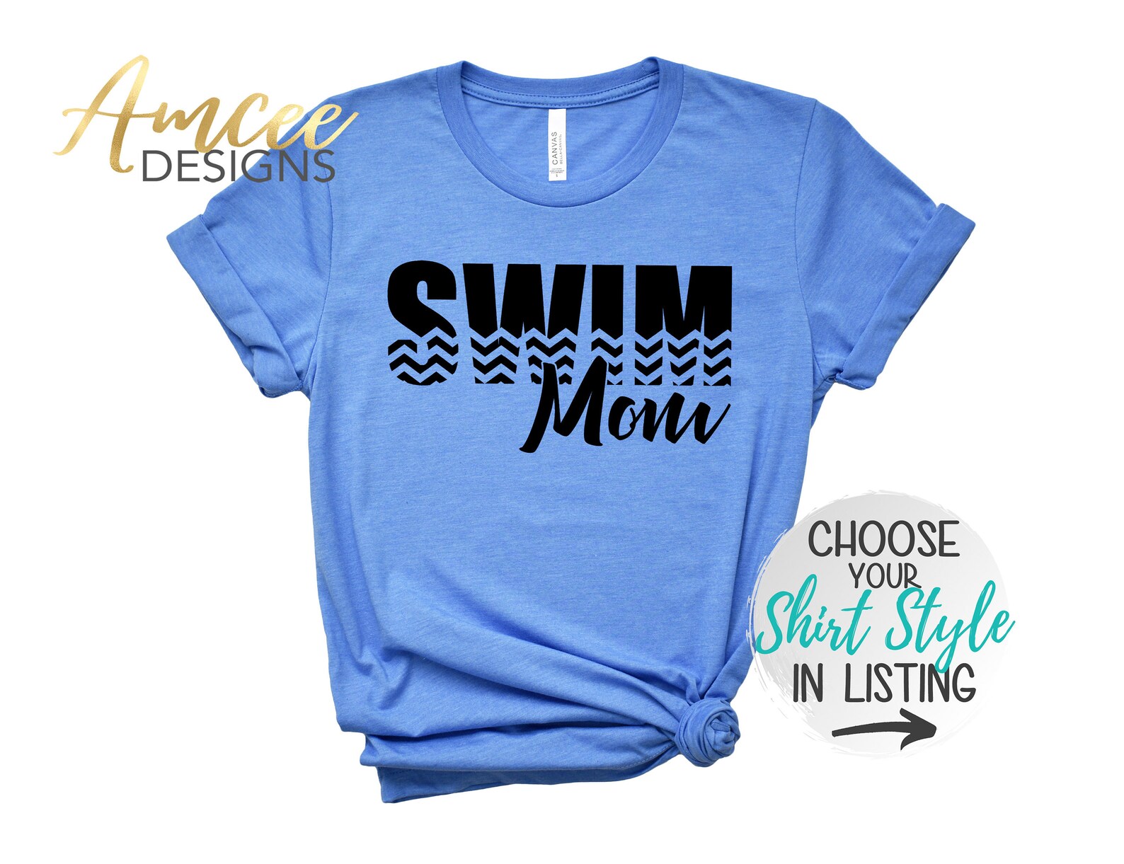 Swim Mom Waves Swim Meet Shirts Summer Sports Swimming Mom - Etsy