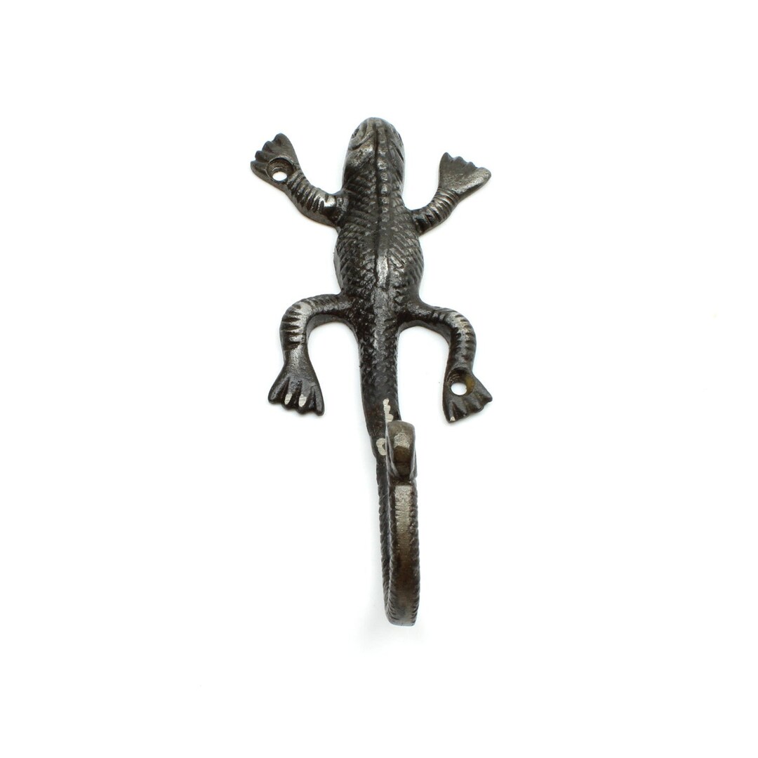 Antique Cast Iron Gecko Hook - Etsy