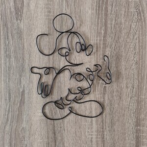 Mickey Mouse Wire Wall Art, Disney Nursery Decor - Etsy